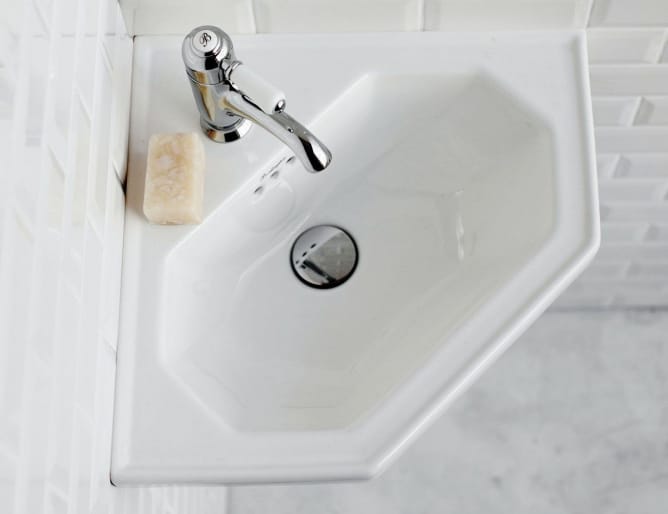 Corner Basins Are Ideal For Small Cloakroom Toilets Due To The Size ...